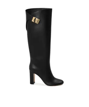 FERRAGAMO Leather Kneehigh Boot