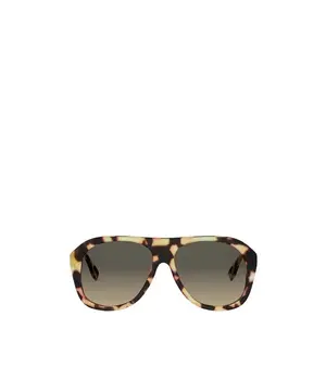 Fendi Pilot Frame Sunglasses - Havana