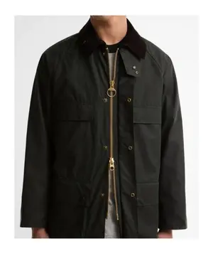 Barbour Cordcollar Waxed Utility Jacket