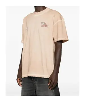 REPRESENT Graphic-print Distressed T-shirt