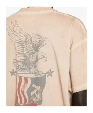 REPRESENT Graphic-print Distressed T-shirt