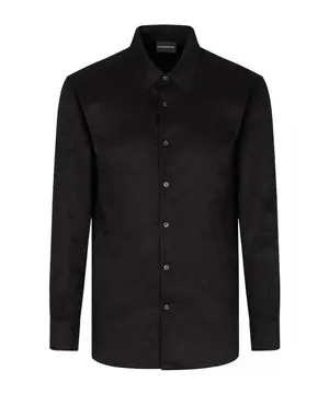 Emporio Armani Casual Longsleeve Top - Black