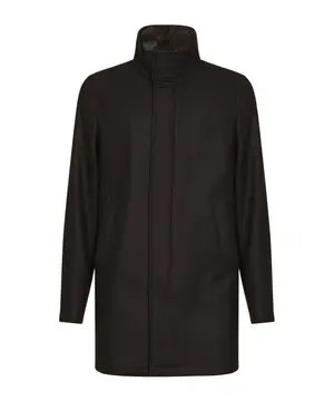 Herno Long-sleeve Zippered Cotton-padded Jacket
