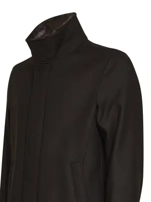 Herno Long-sleeve Zippered Cotton-padded Jacket
