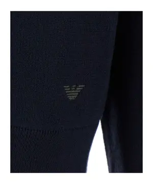 Emporio Armani V-neck Zipped Pullover
