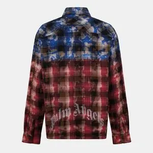 Palm Angels Long Sleeve Plaid Shirt