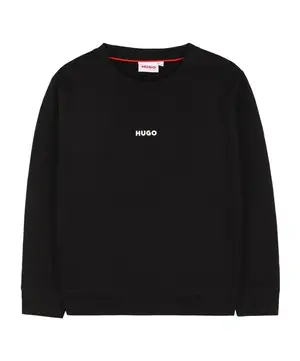 Hugo Boss Logo Crewneck Sweatshirt - Black