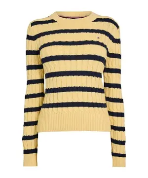 Tommy Hilfiger Pure Cotton Cable Knit Sweater