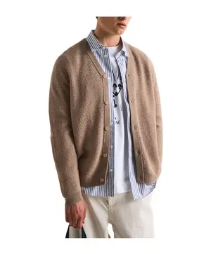 Maison Kitsuné Lightweight Wool Cardigan