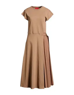 MAXCO. Max&co. Midi Dress With Pleated Skirt And Belt