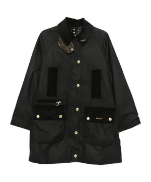 Barbour Corduroytrimmed Waxed Field Jacket