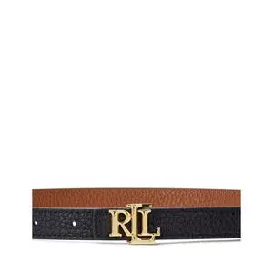 Ralph Lauren Solid Color Leather Belt