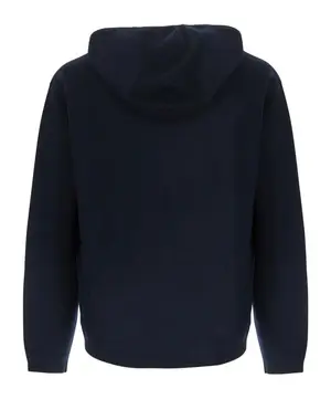 Emporio Armani Zip-up Knitted Hoodie