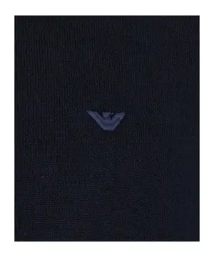 Emporio Armani Zip-up Knitted Hoodie