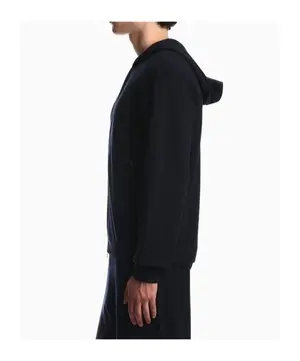 Emporio Armani Zip-up Knitted Hoodie