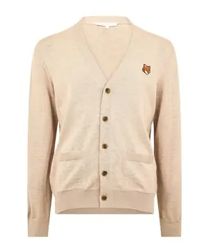 Maison Kitsuné Lightweight Cardigan - Nude