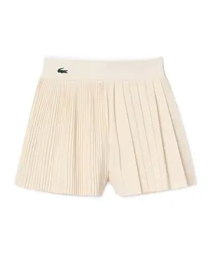 Lacoste Pleated Shorts - Nude