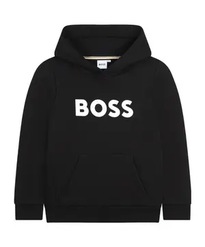 Hugo Boss Logo Hoodie - Black