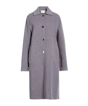 Tory Burch Plain Colour Coats - Gray