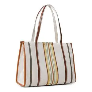 Chloé Canvas Tote Bag With Embroidered Logo