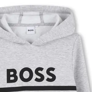 Hugo Boss Gray Logo Sweatshirt