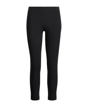Ralph Lauren Solid Color Skinny Trousers - Black