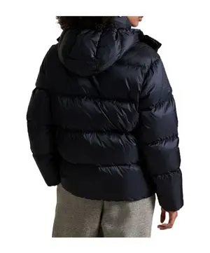 Polo Ralph Lauren Quilted Hooded Puffer Jacket - Black