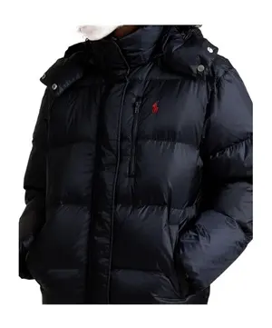 Polo Ralph Lauren Quilted Hooded Puffer Jacket - Black