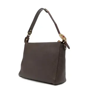 Etro Pebbled Leather Shoulder Bag