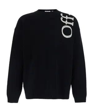 Off-White Long-sleeve Knit Top