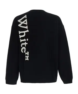 Off-White Long-sleeve Knit Top