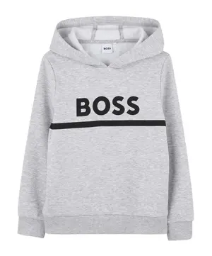 Hugo Boss Long Sleeve Hoodie - Grey