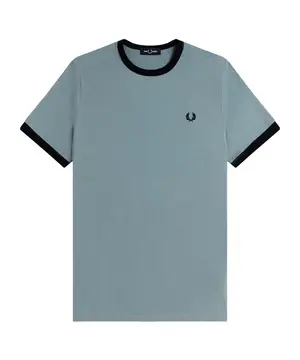 Fred Perry Ringer T-shirt - Blue