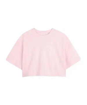 Givenchy Crew Neck Cropped Shortsleeve Tshirt - Pink