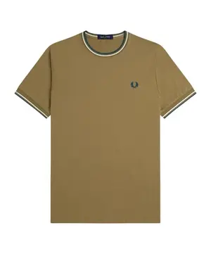 Fred Perry Crewneck Tshirt - Green