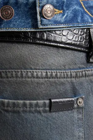 7 For All Mankind Slim Fit Ankle Zip Jeans