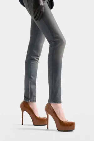 7 For All Mankind Slim Fit Ankle Zip Jeans