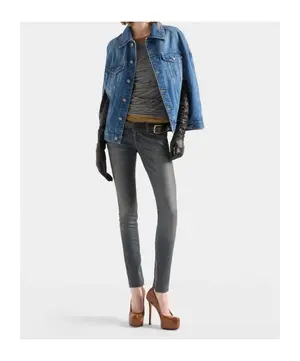 7 For All Mankind Slim Fit Ankle Zip Jeans