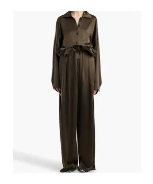 Khaite Bodine Silk Charmeuse Shirt