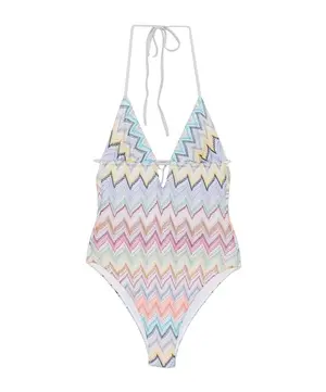 Missoni Zigzag Halterneck One Piece
