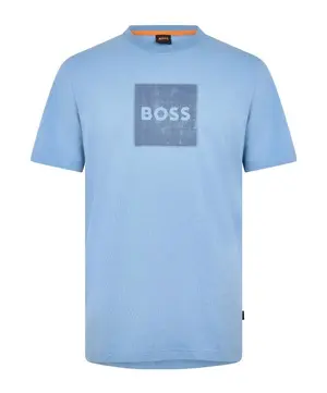 Hugo Boss Stitch Logo T-shirt - Blue