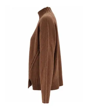 Ermanno Scervino Bead-embellished High-neck Sweater
