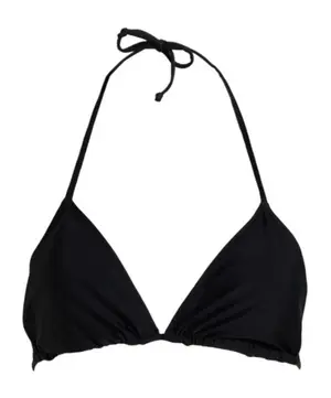 GANNI Triangle Bikini Top - Black