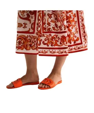 Dolce & Gabbana Logo Slide Sandals
