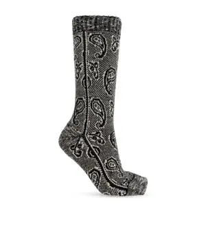 Dries Van Noten Ribbed Knit Socks