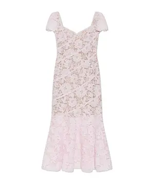 SELF-PORTRAIT Short-sleeved Dress