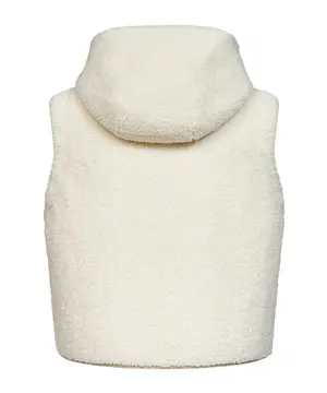 ERMANNO FIRENZE Sleeveless Hooded Casual Jacket