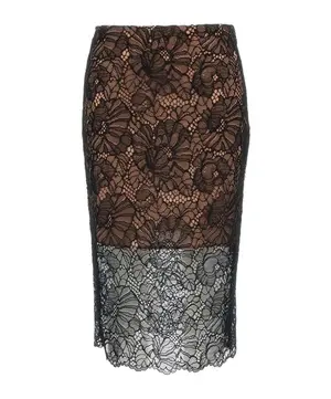 ROTATE BY BIRGER CHRISTENSEN Lace Midi Skirt