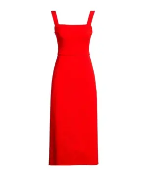 Tory Burch Slim Square Neck Crepe Dress