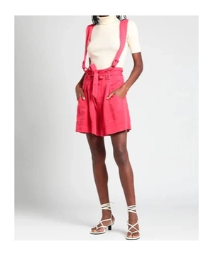 Isabel Marant Étoile High-waisted Overall Shorts With Detachable Belt